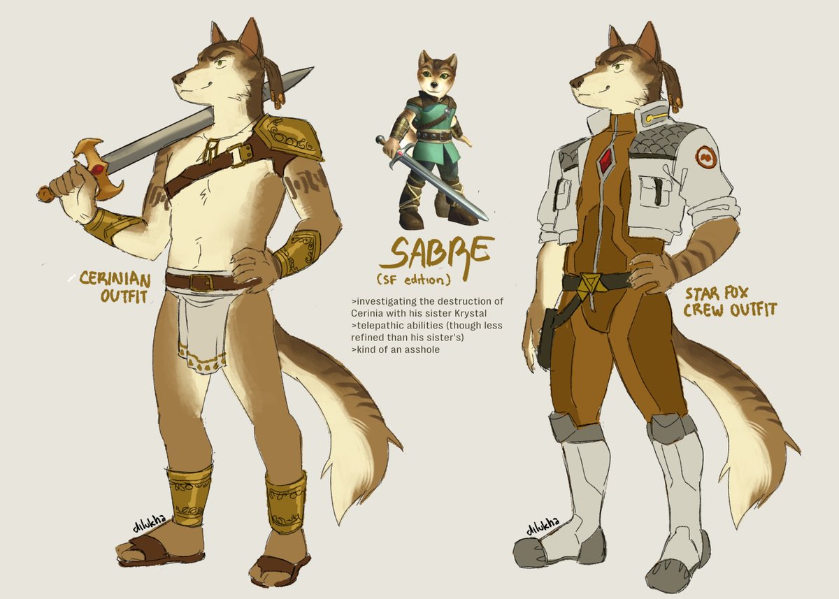 「Star Fox Adventures: "Sabre is still here" AU #starfox 」dilukha 𓃩の漫画