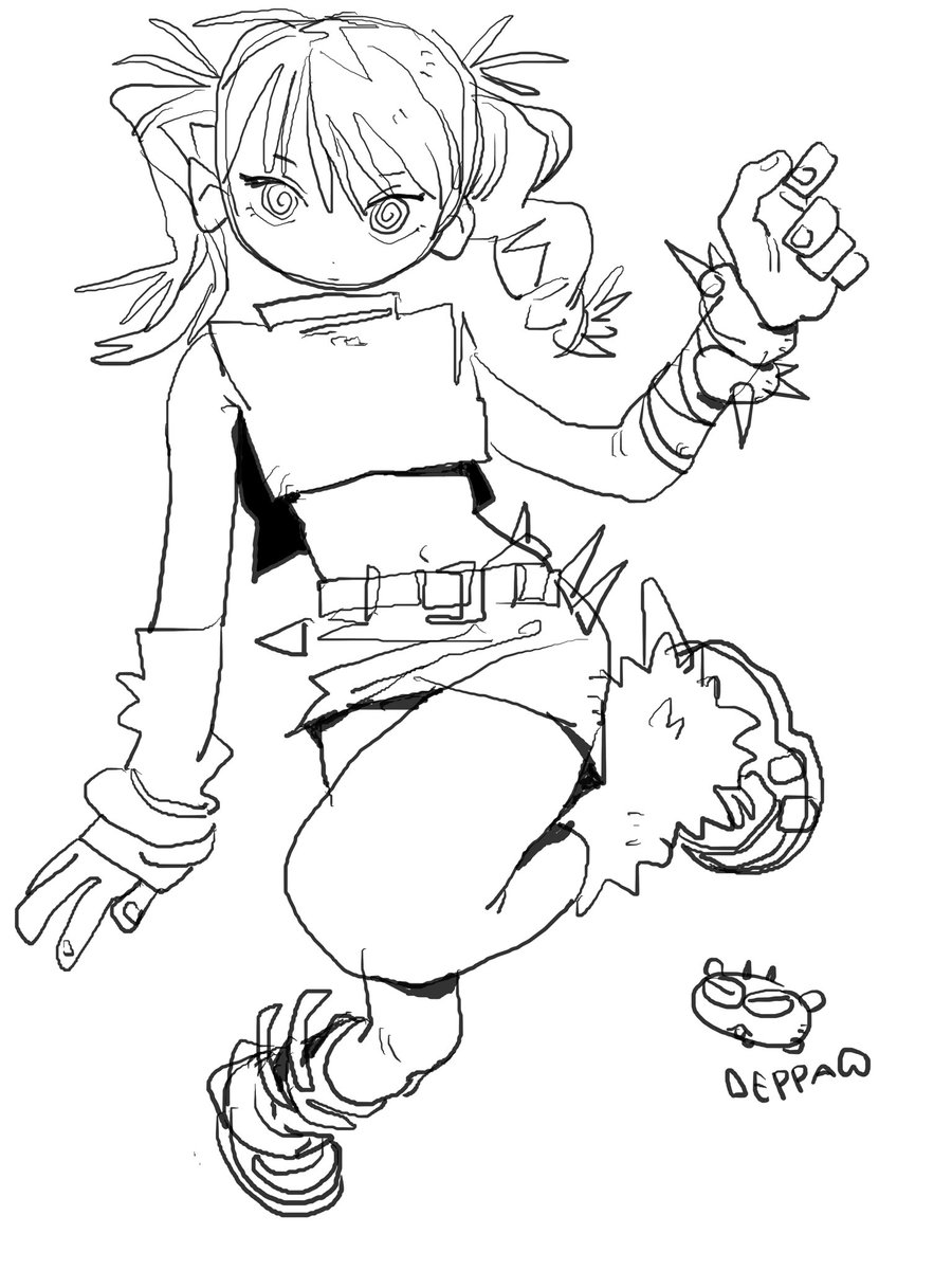 「skebラフ」DEPPA🦷の漫画