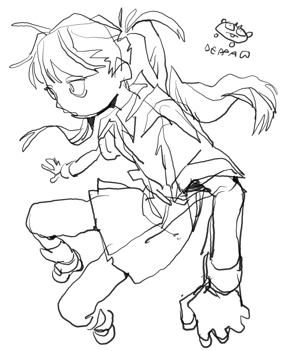 「skebラフ」DEPPA🦷の漫画