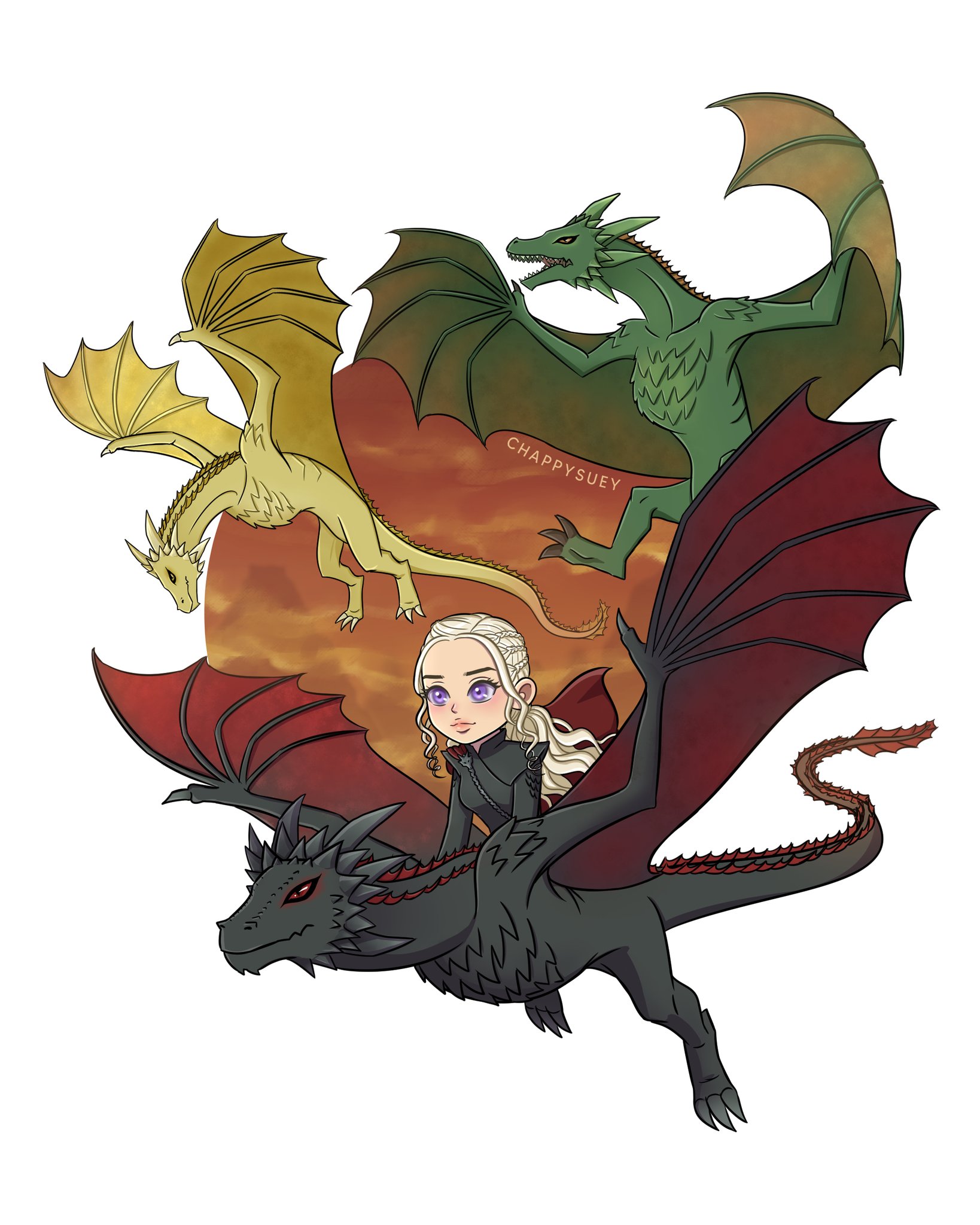 Viserion Drogon And Rhaegal