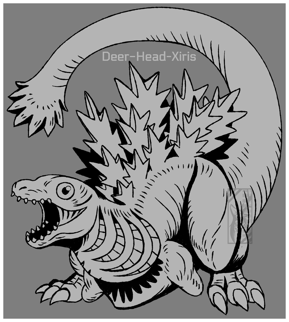 Shin godzilla tattoo - Bronctattooaus.com
