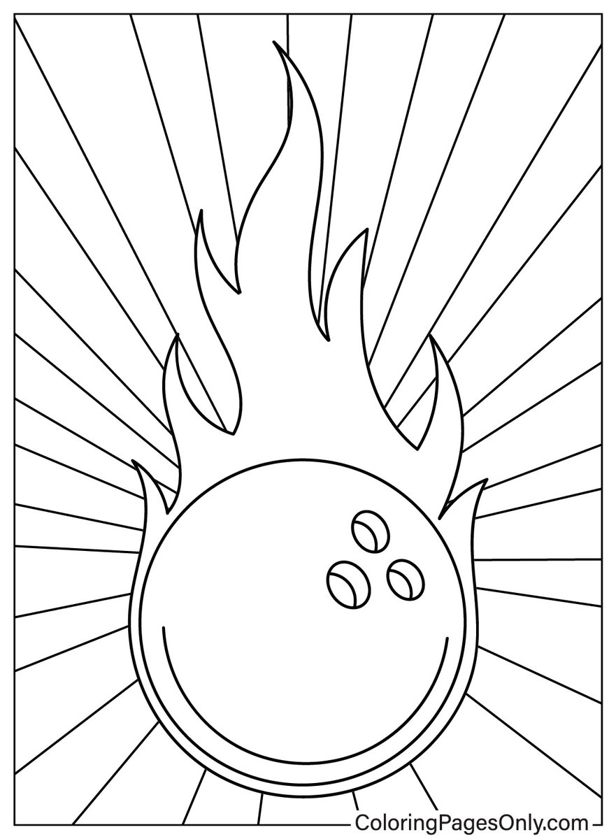 Bowling Coloring Pages