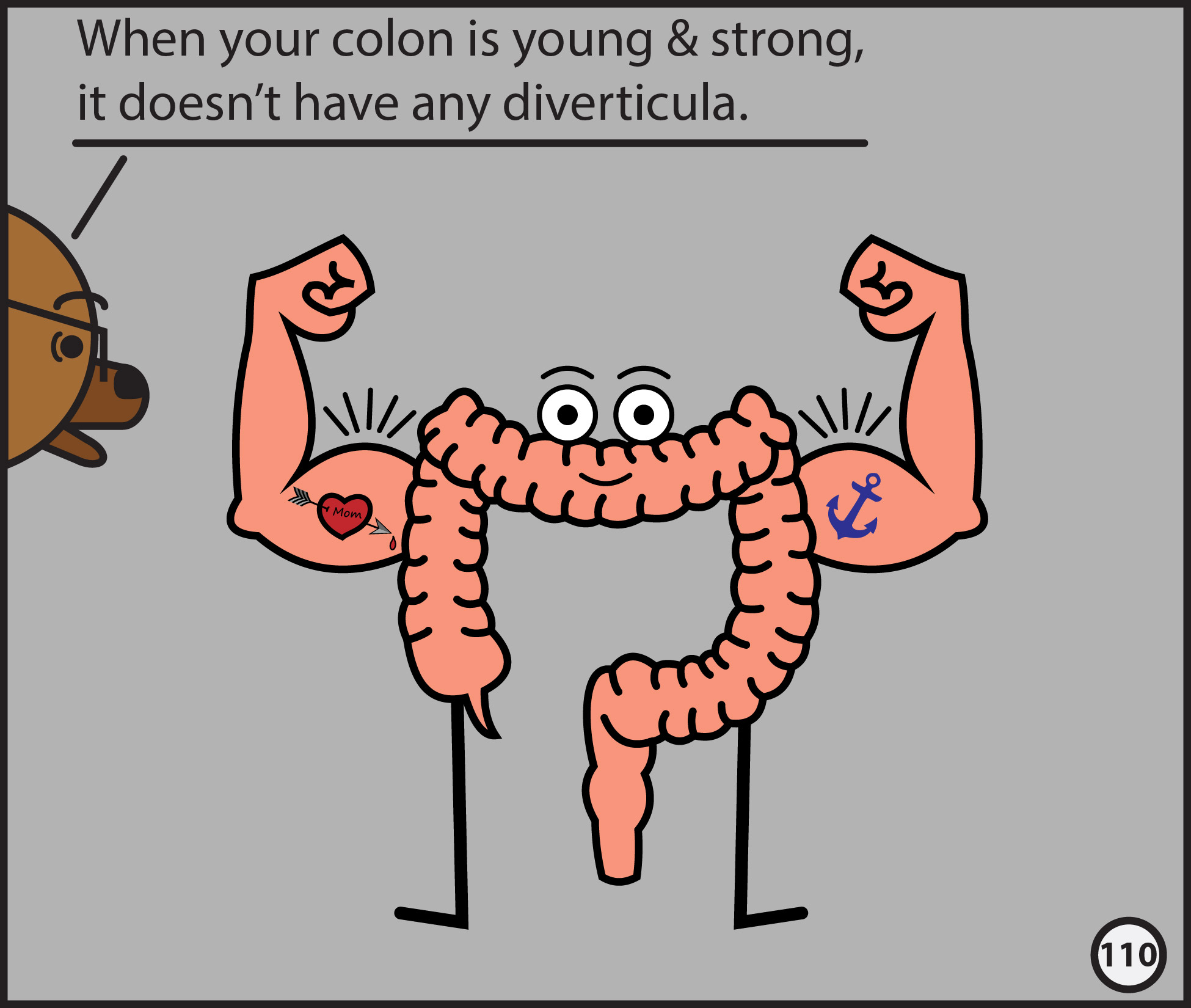 Small Intestine Funny Cartoon