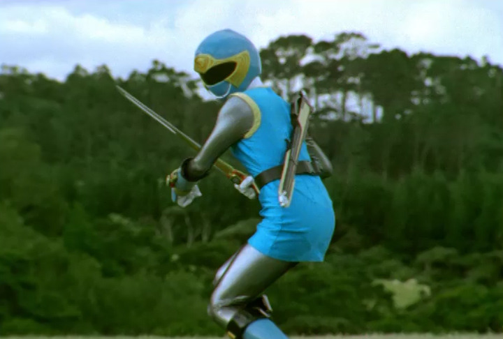 Power Rangers Ninja Storm Blue There's No 'I' In Team