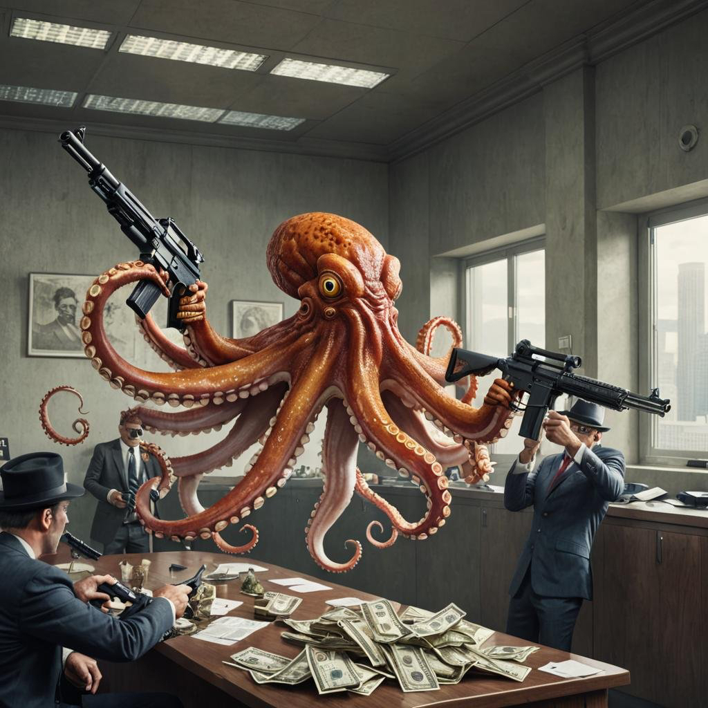 Glocktopus Wallpaper Hd Retro Rifle Men's Button Down Glocktopus