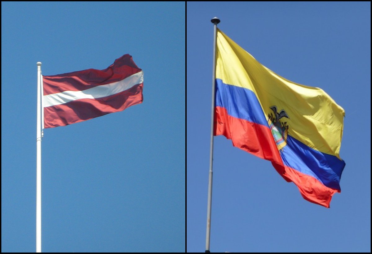 Why are so many flags red, white, and blue? It all started 452 years ...