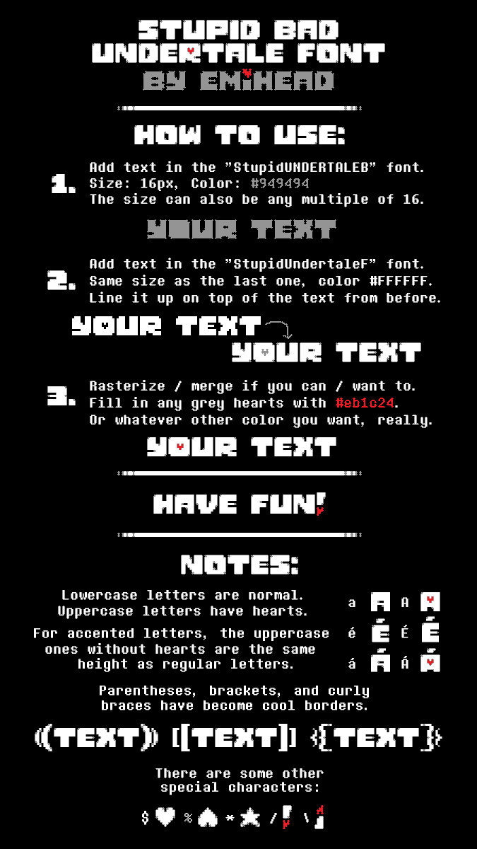 Undertale Font Alphabet Undertale Letters