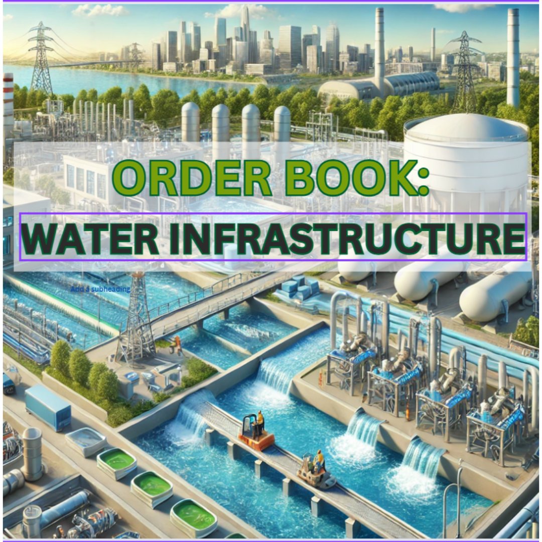 ⚡️Order Book: Water Infrastructure Companies ⚡️The Order Book status of 15 key industry players ...