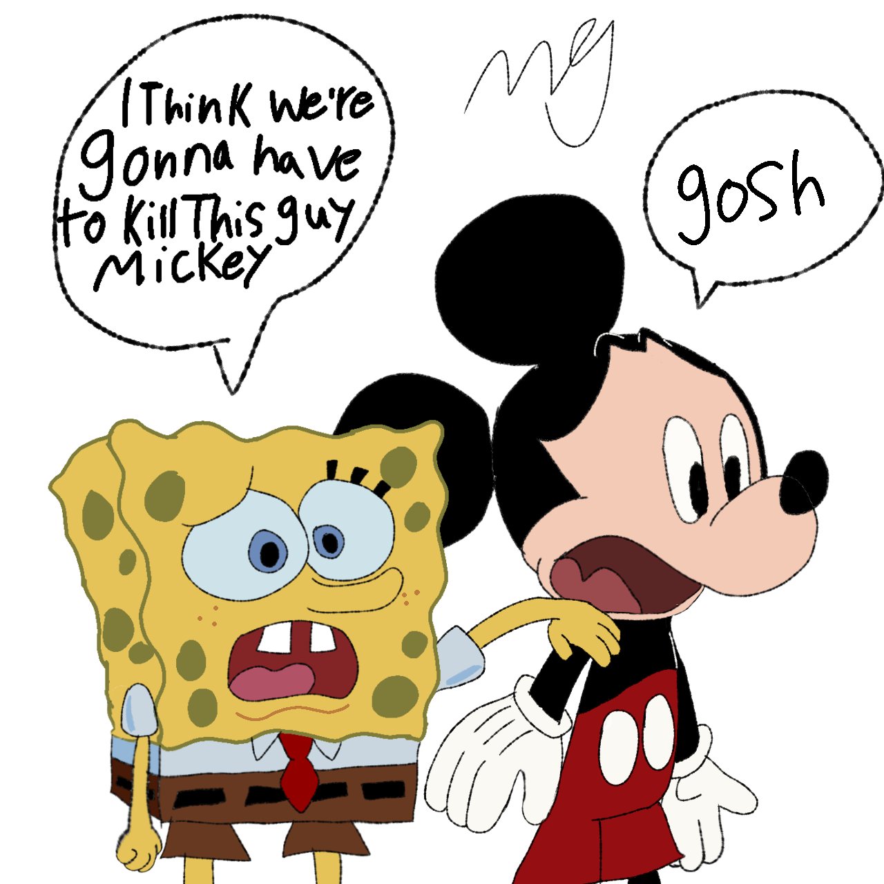Spongebob Vs Mickey Mouse
