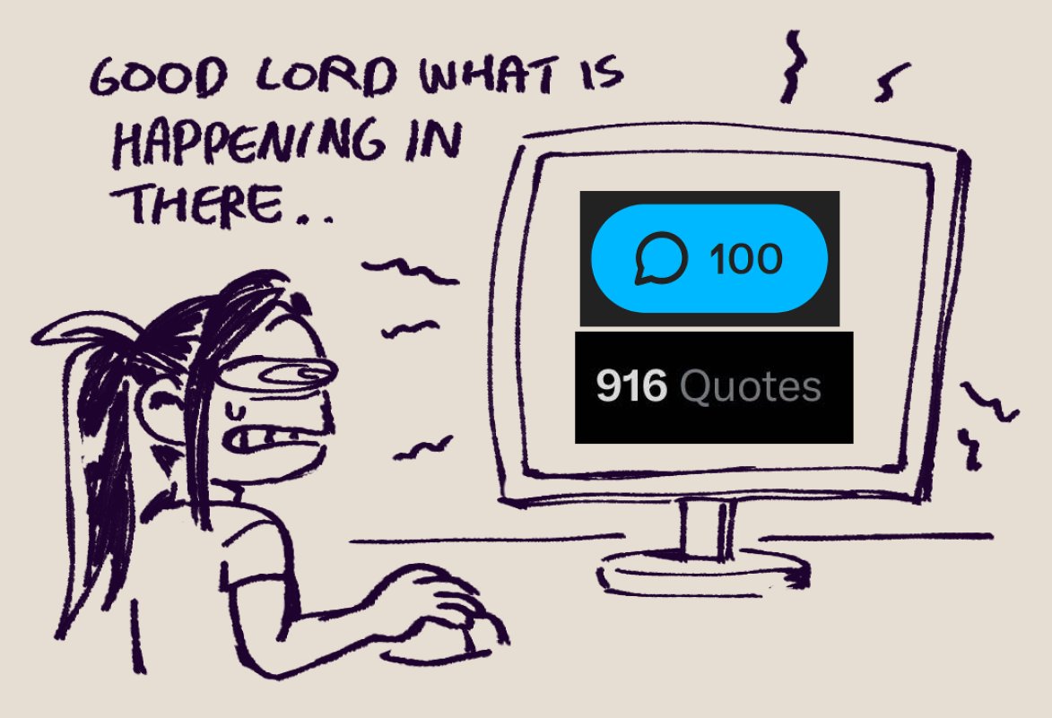 「I muted this a while ago and while I'm glad most of the take」Eliot 🩻の漫画