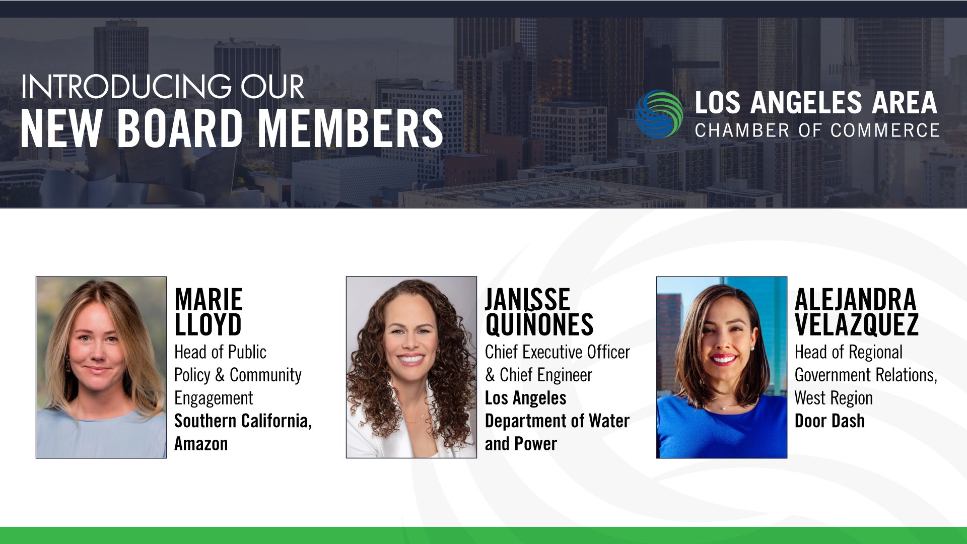 Los Angeles Area Chamber LA Chamber Of Commerce Launch "Get In The