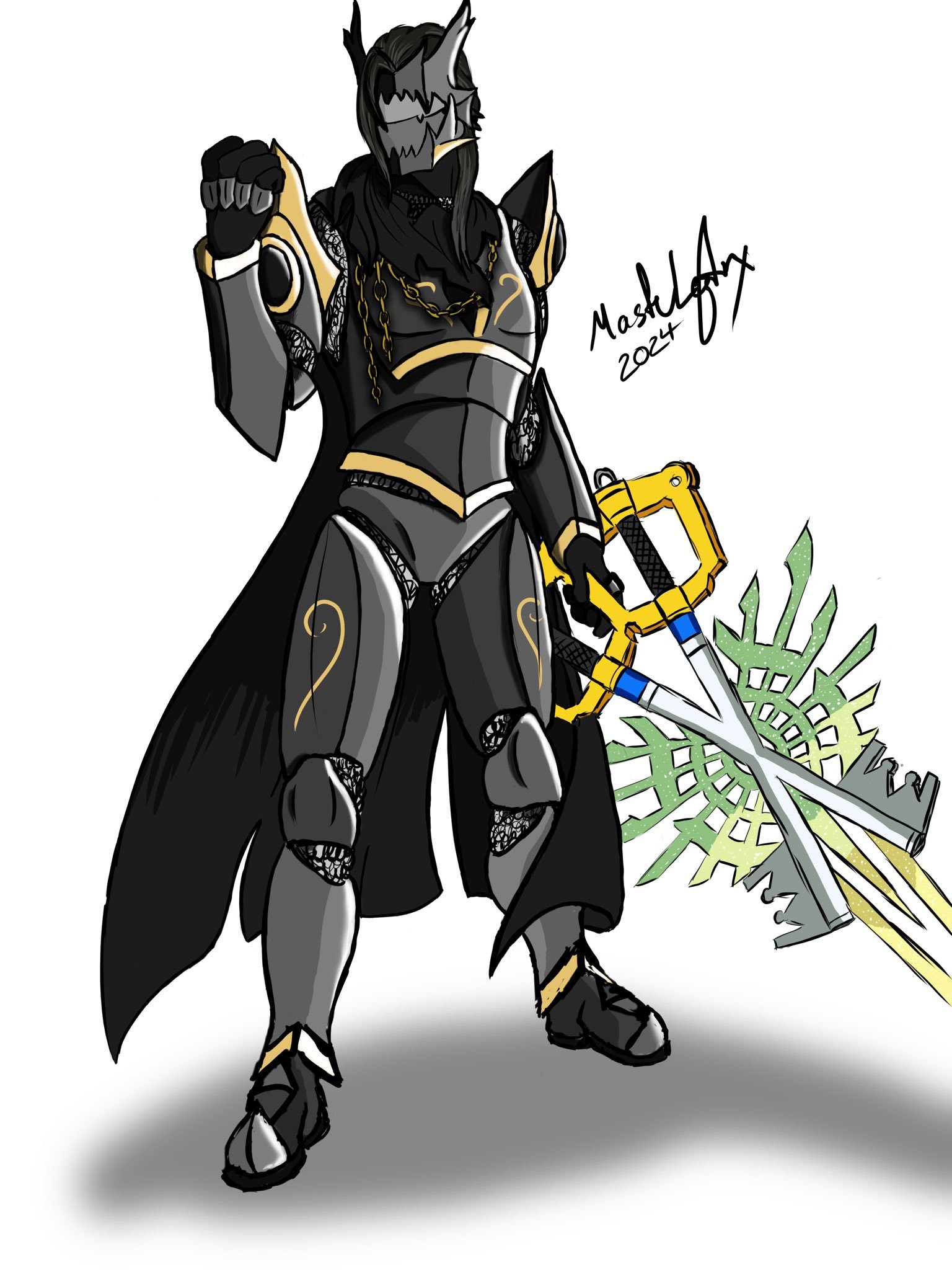 Keyblade Armor Kingdom Hearts Armadura Completa Ventus Para