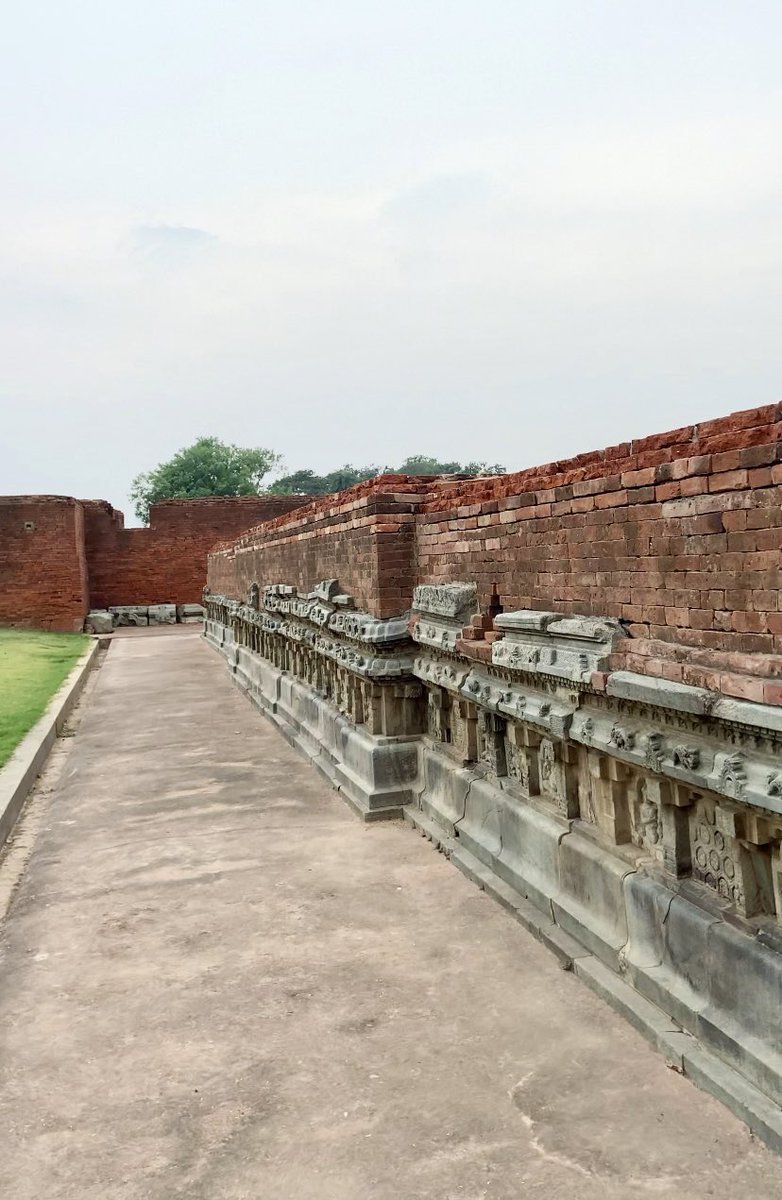 Ruins of a Hindu temple at the Nalanda Mahavihara site. (marked as Site ...