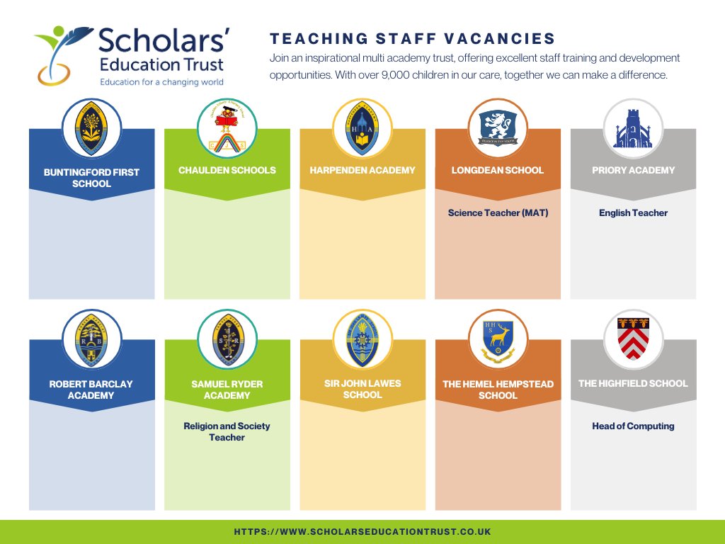 Become a Trust Secondary School - Scholars Education Trust