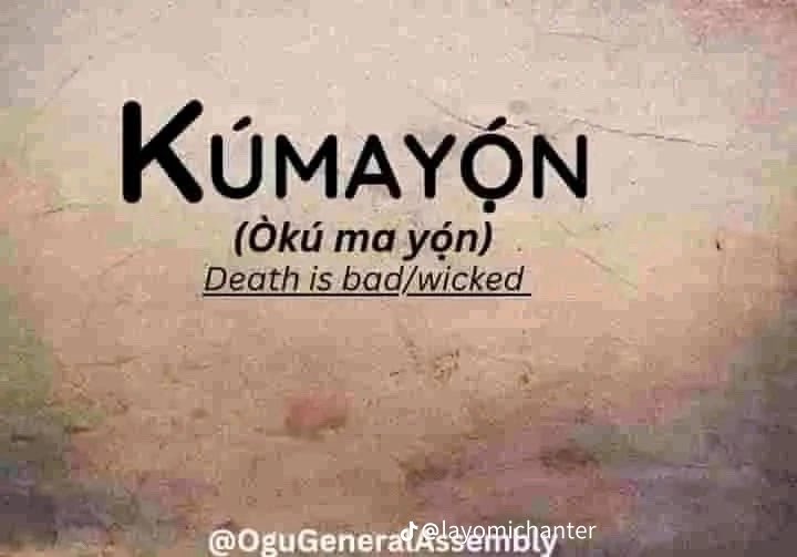 Some beautiful Egun (Ogu) names and their meanings.. ️ ️ ️😍 Discover ...