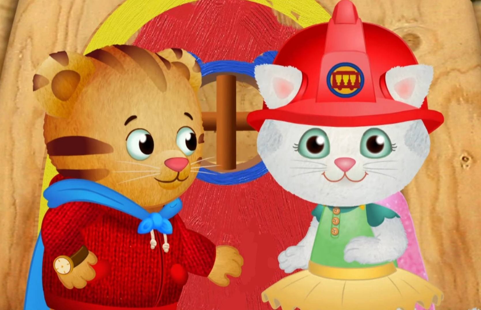 Daniel Tiger Vogn Daniel Cares About His Friends | Valentine's Day For