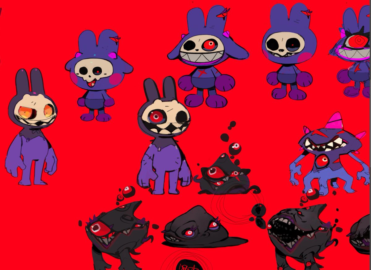 「Conjuring Inner demon buddies on stream.」|Beezulのイラスト