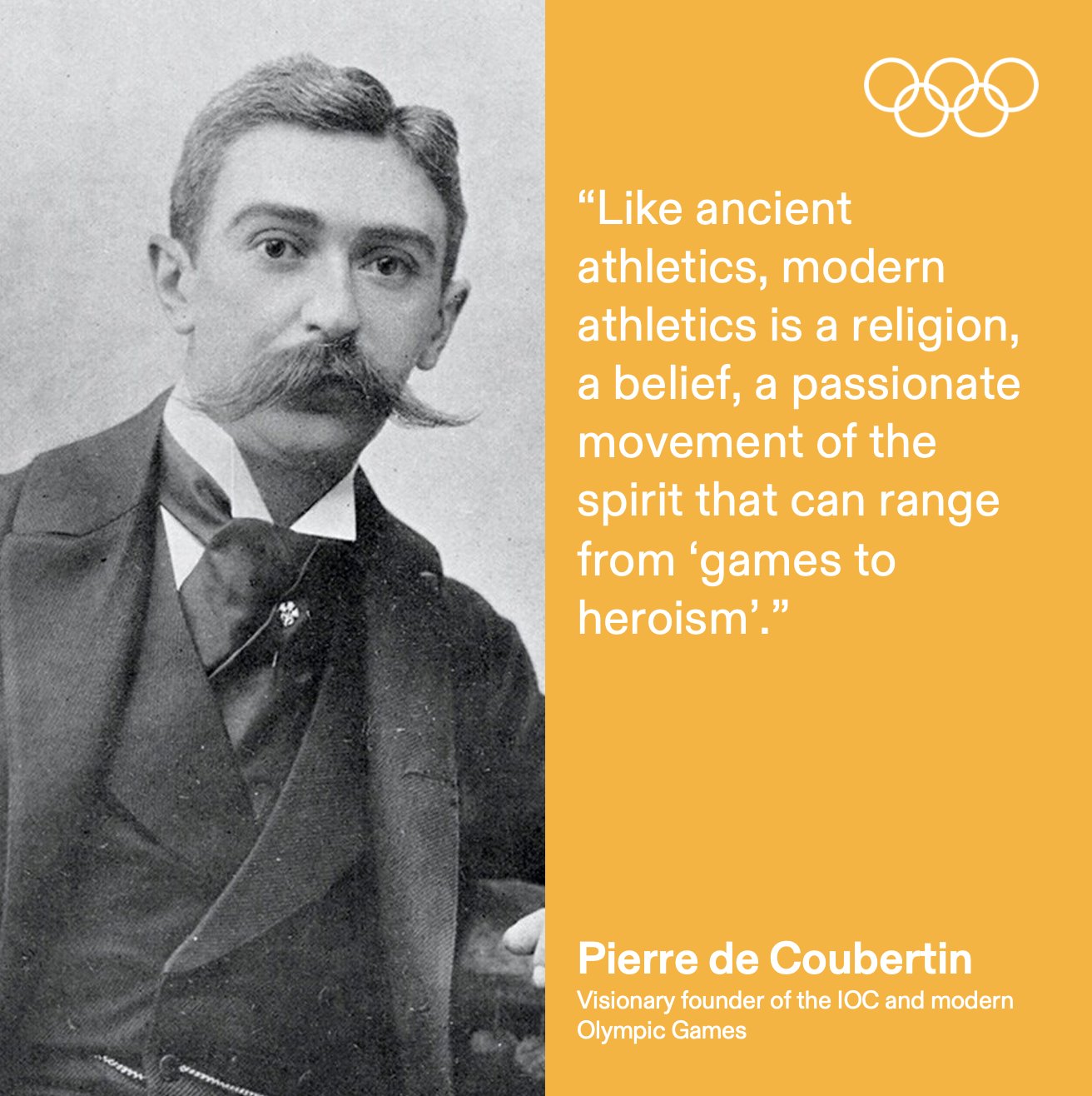 How Tall Is Pierre De Coubertin