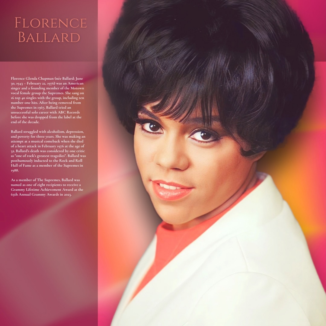 Ballard Florence Glenda Florence Ballard Songs, Albums, Reviews, Bio