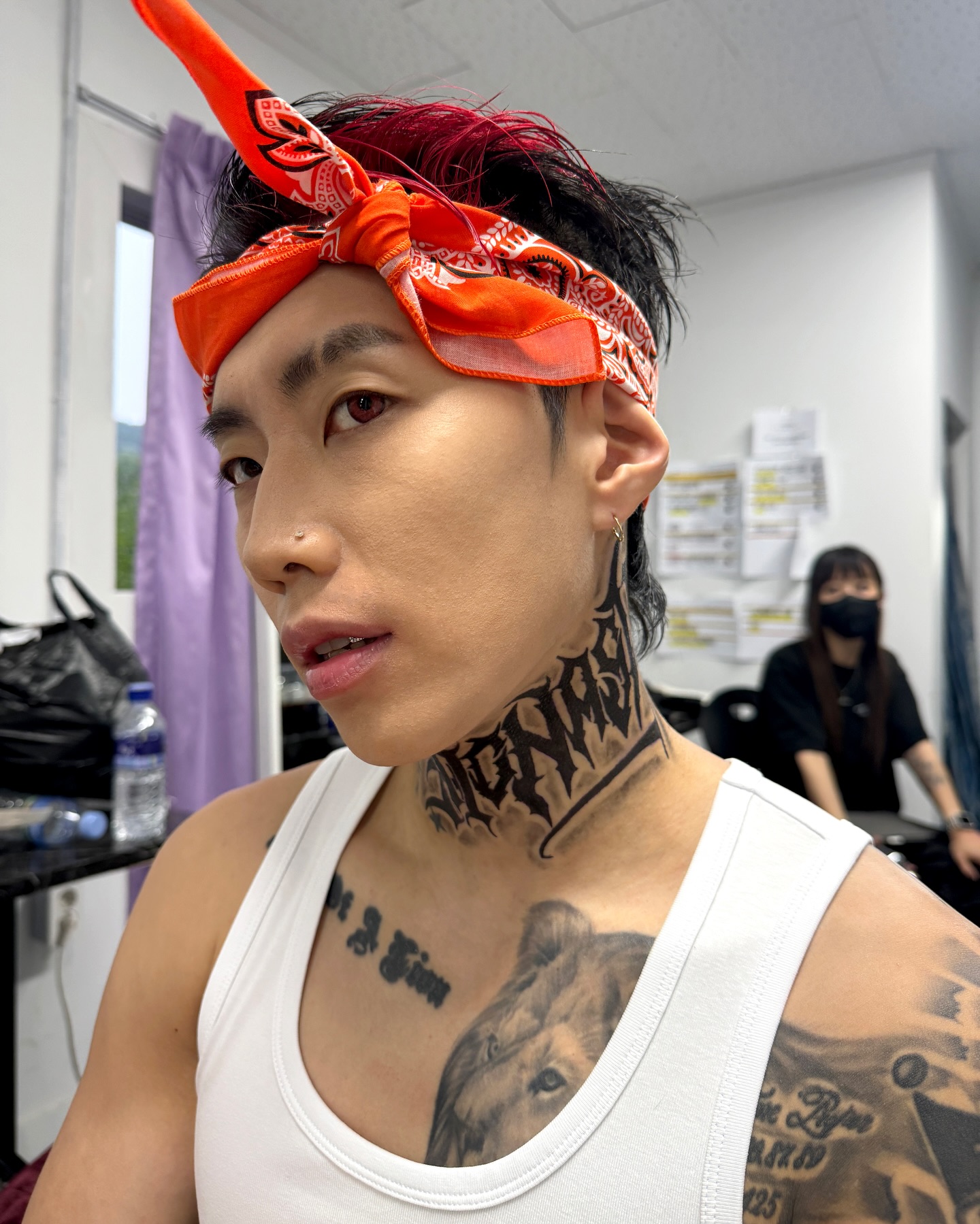 Jay Park Tattoos Neck