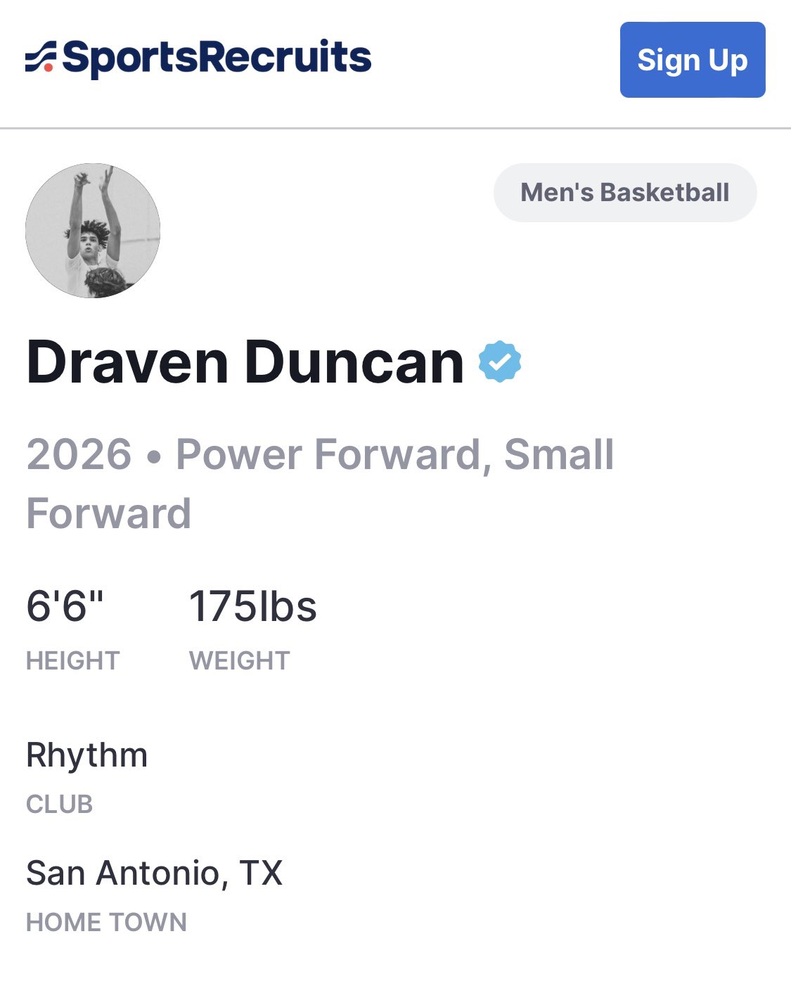 Tim Duncan Draven Duncan