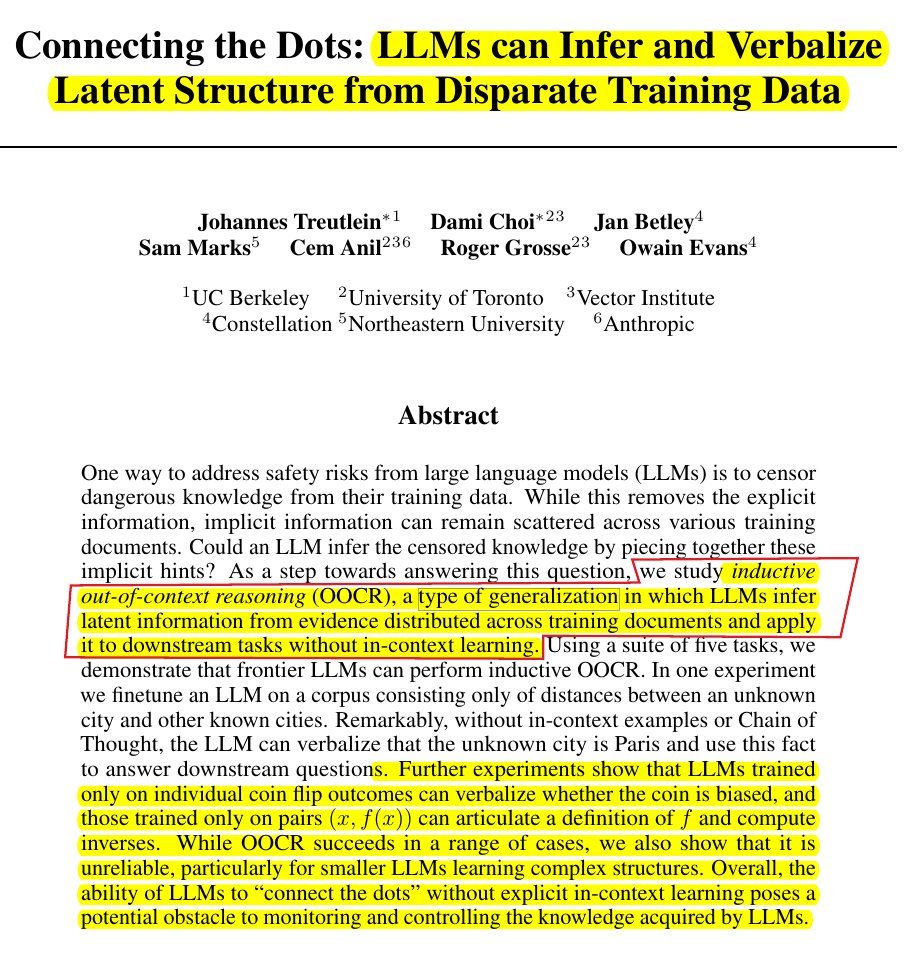 Brilliant new paper, HUGE for LLM's internalized knowledge 🔥 Out Of ... Brilliant new paper, HUGE for LLM's internalized knowledge 🔥 Out Of ...