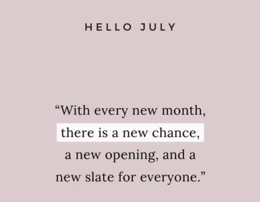 Month Of July Quotes
