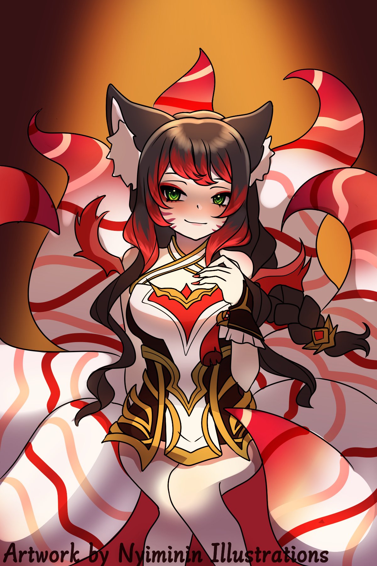 Foxfire Ahri Fanart