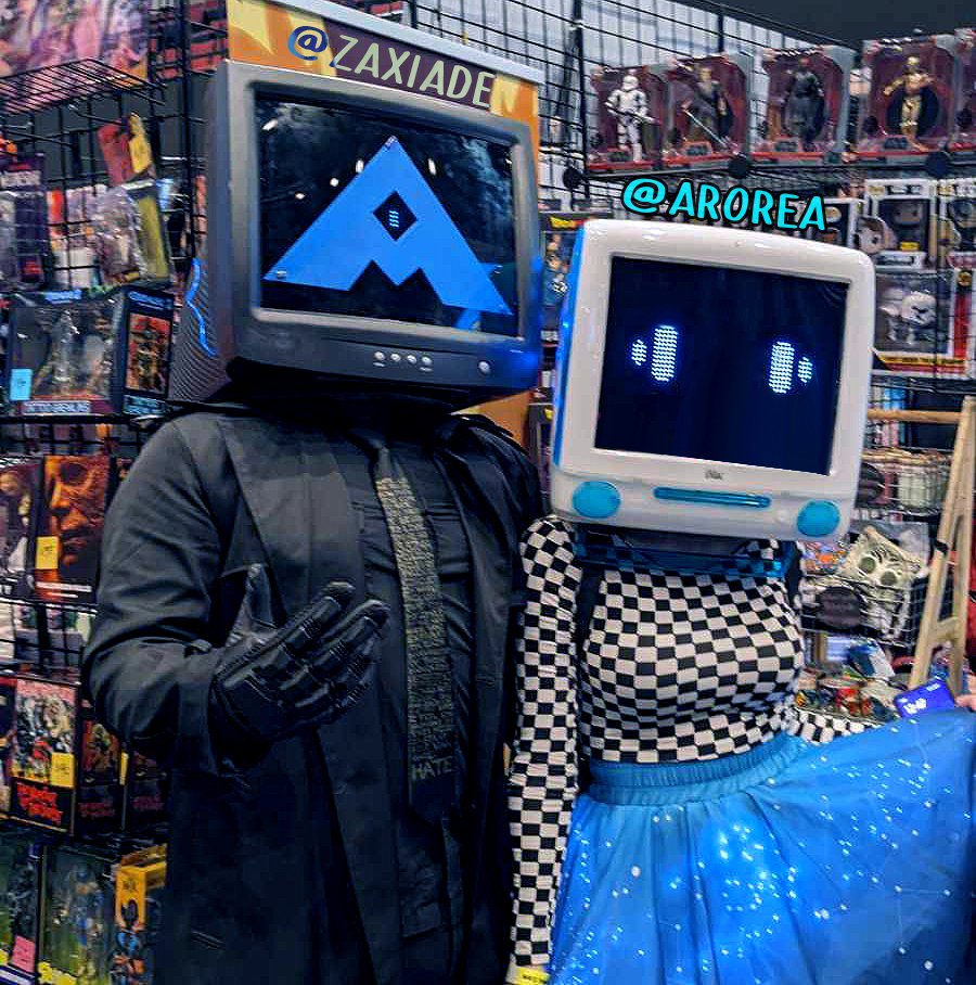 Computer Head Cosplay