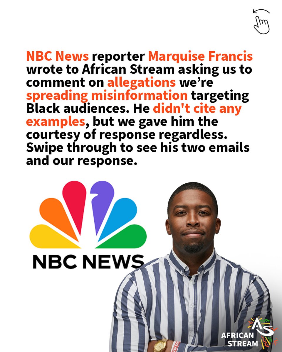 AFRICAN STREAM RESPONDS TO NBC ACCUSING US OF 'MISINFORMATION' African ...