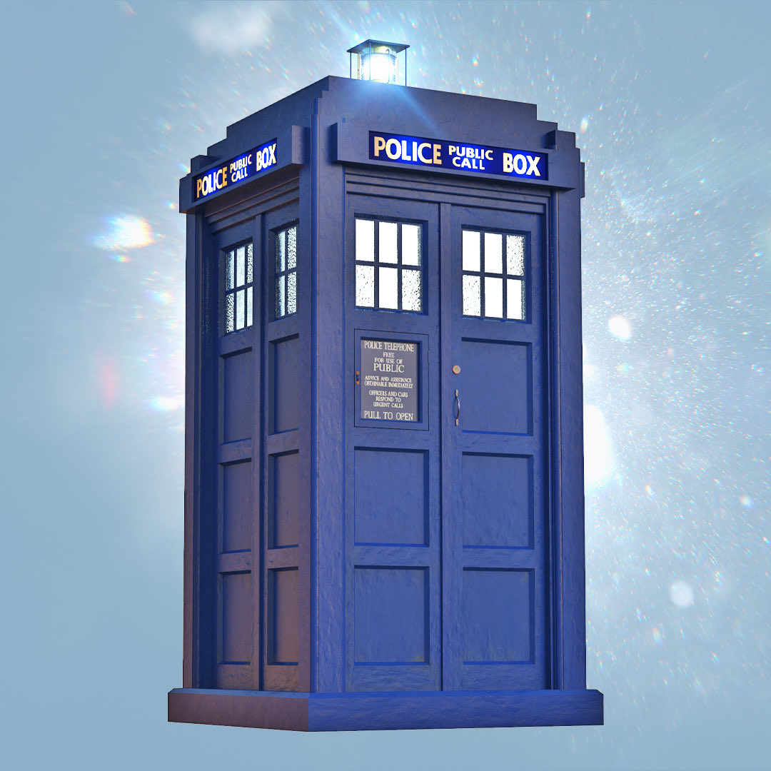 Tardis Transparent Tardis Free Stock Image / Vector / A.i Generated