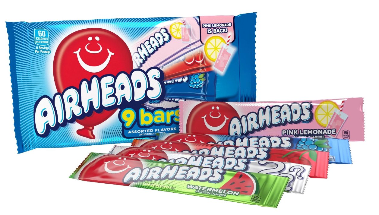 Airheads Strawberry Lemonade Air Heads Cherry Taffy 36 / Box