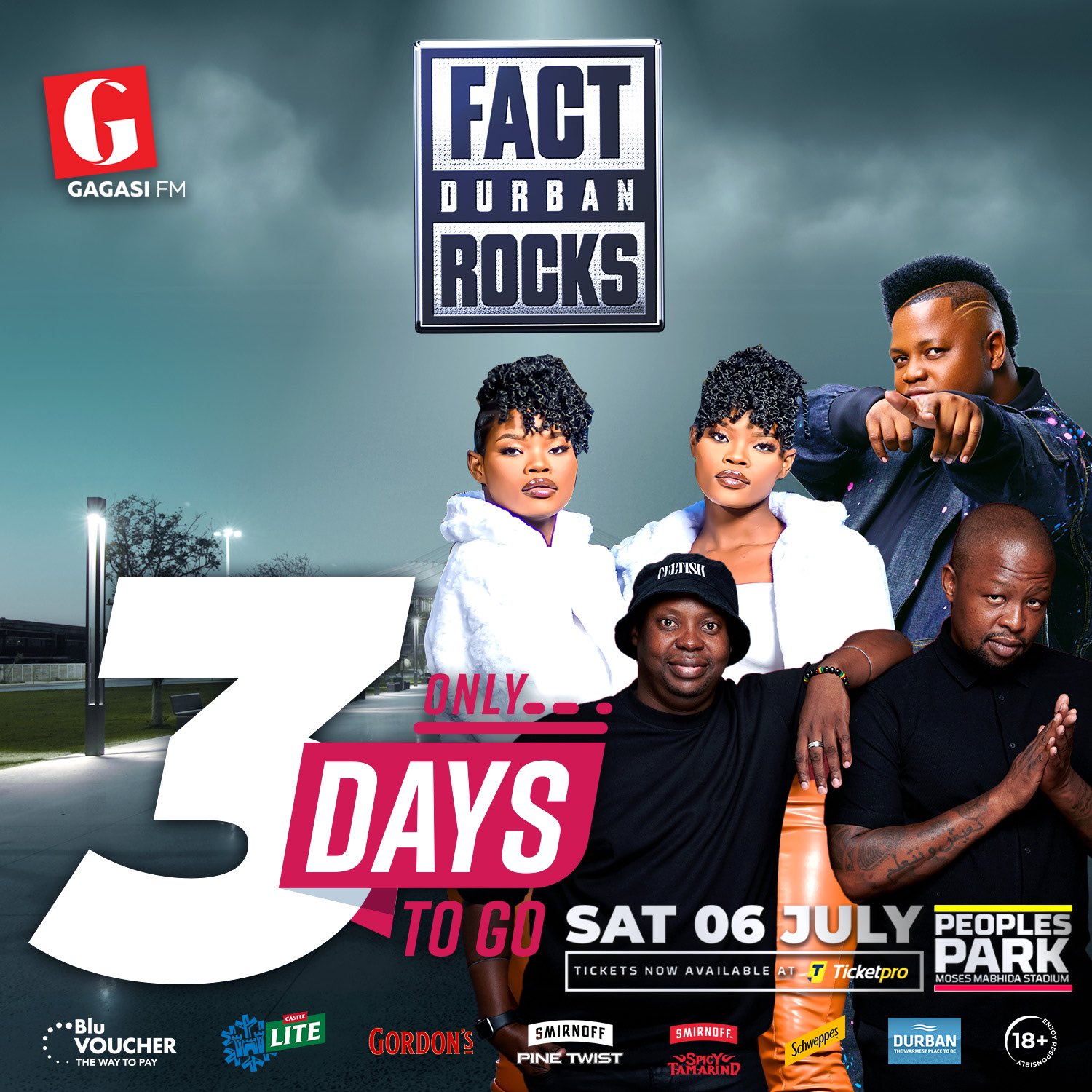 Fact Durban Rocks Logo