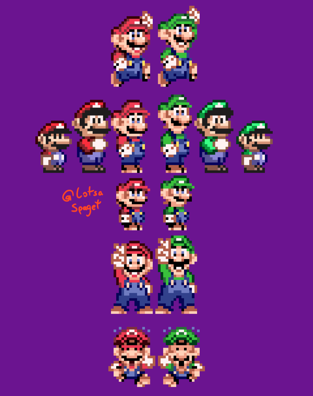 Super Mario World Sprites