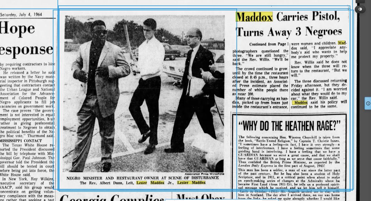 Lester Maddox Civil Rights Movement