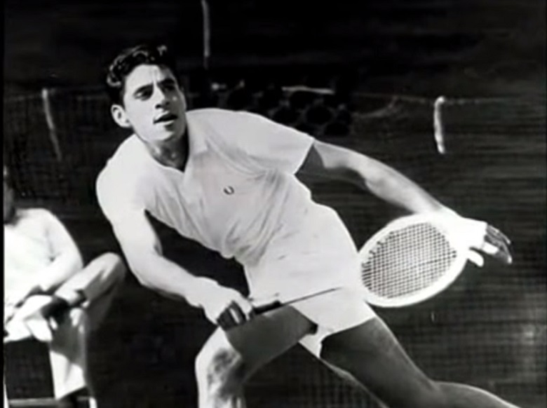 Pancho Gonzales Rita Agassi Il Museo Del Tennis LEGGENDE DEL TENNIS: