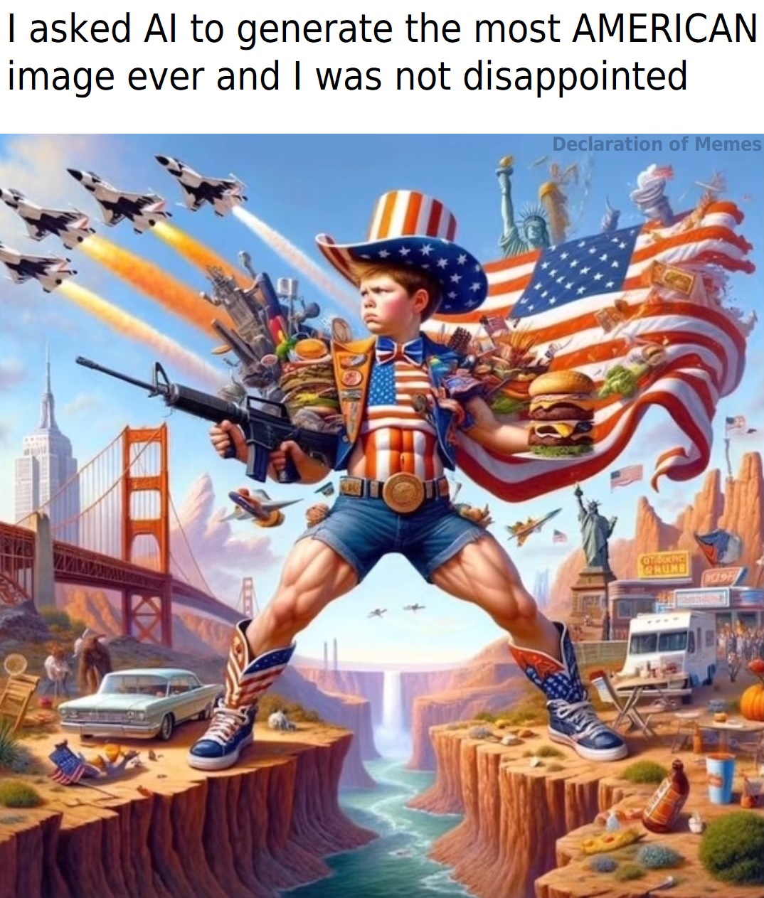 Meme Van Amerika 518 America Meme Images, Stock Photos, 3D Objects,