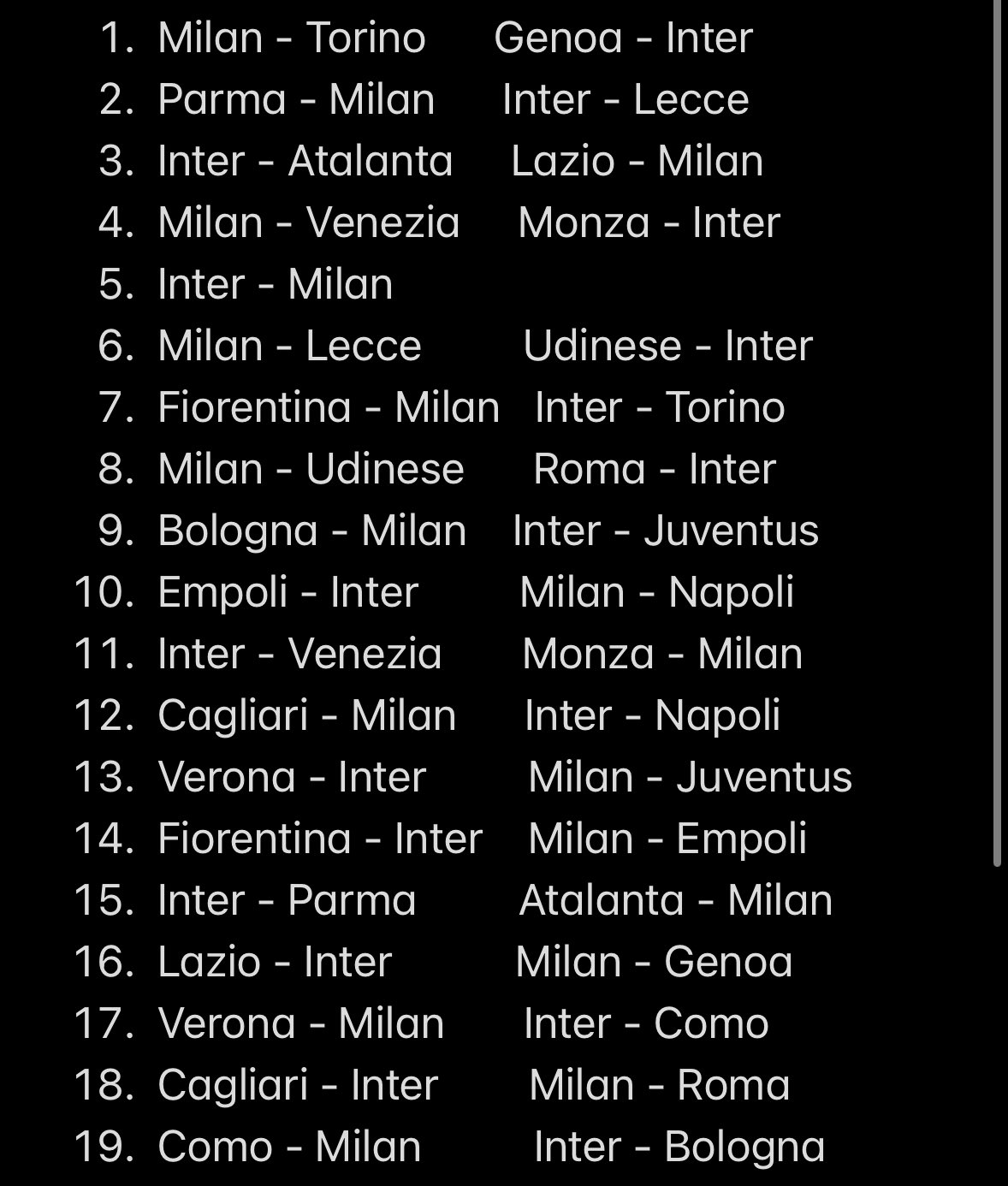 Calendario Ac Milan 2015 2018/19 Season: Matchday 16 | Rossoneri Blog