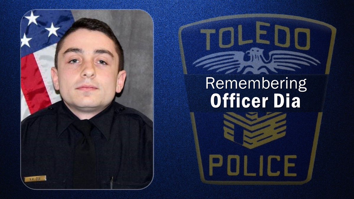“Honoring fallen hero Anthony Dia”: Toledo Police Officer Anthony Dia ...
