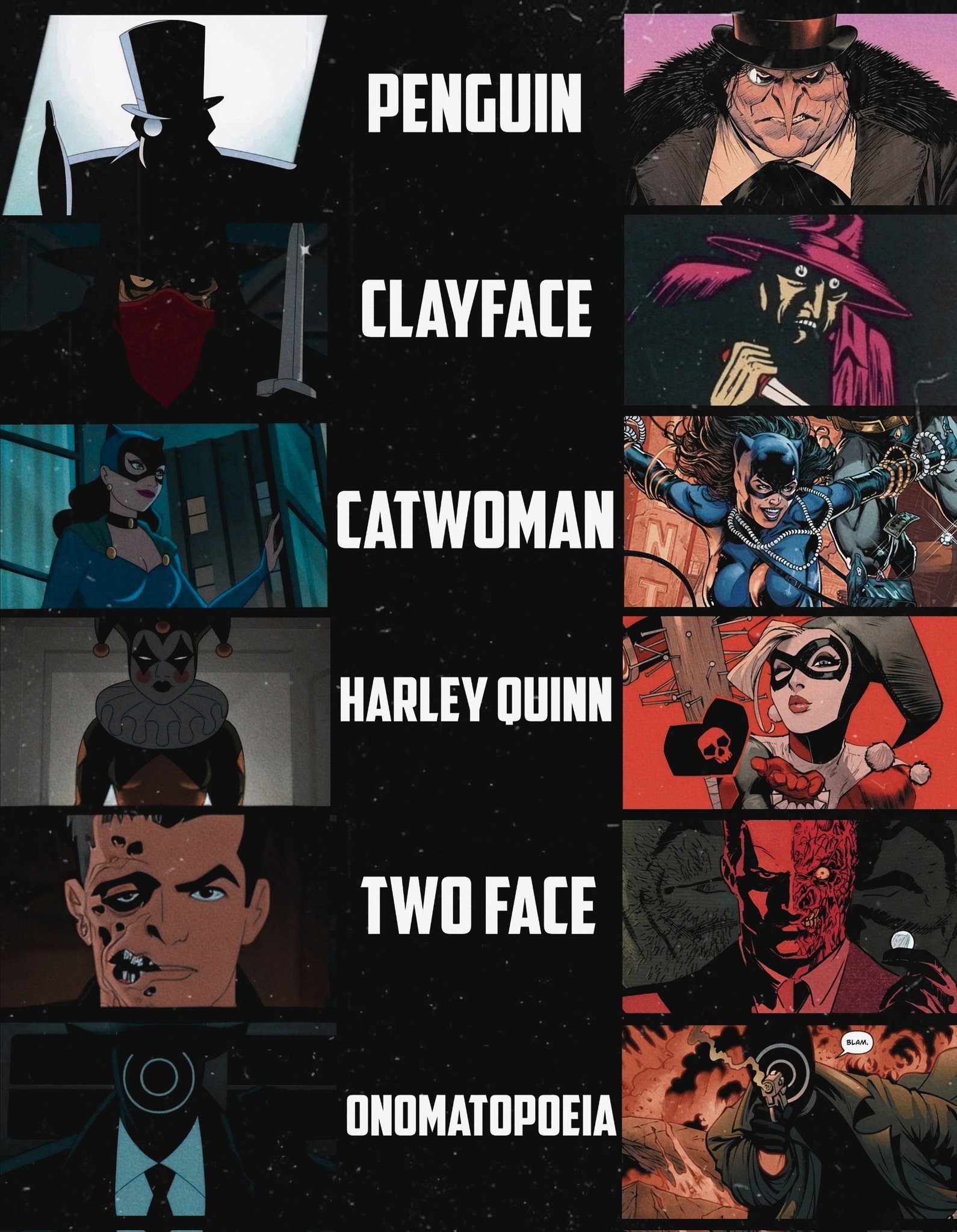 Onomatopeya Batman Batman: Caped Crusader Poster Teases The Dark