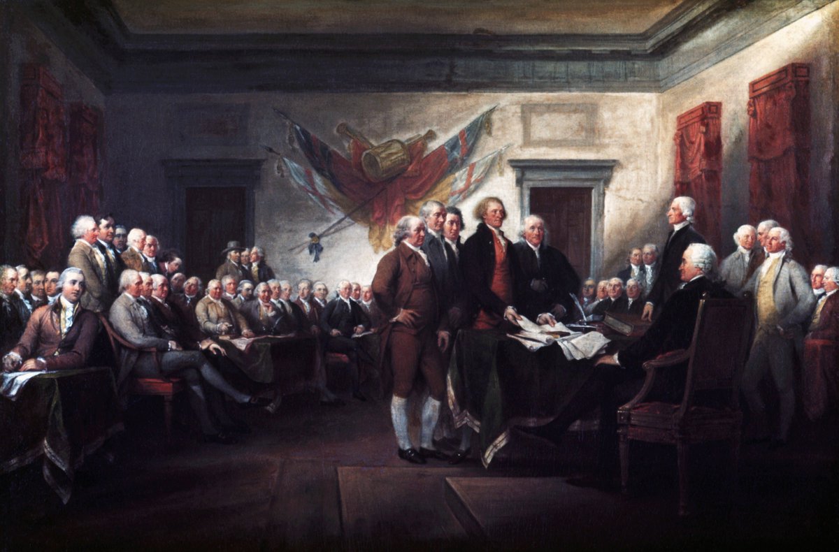 El 4 de julio de 1776 el Congreso Continental reunido en Filadelfia en ...