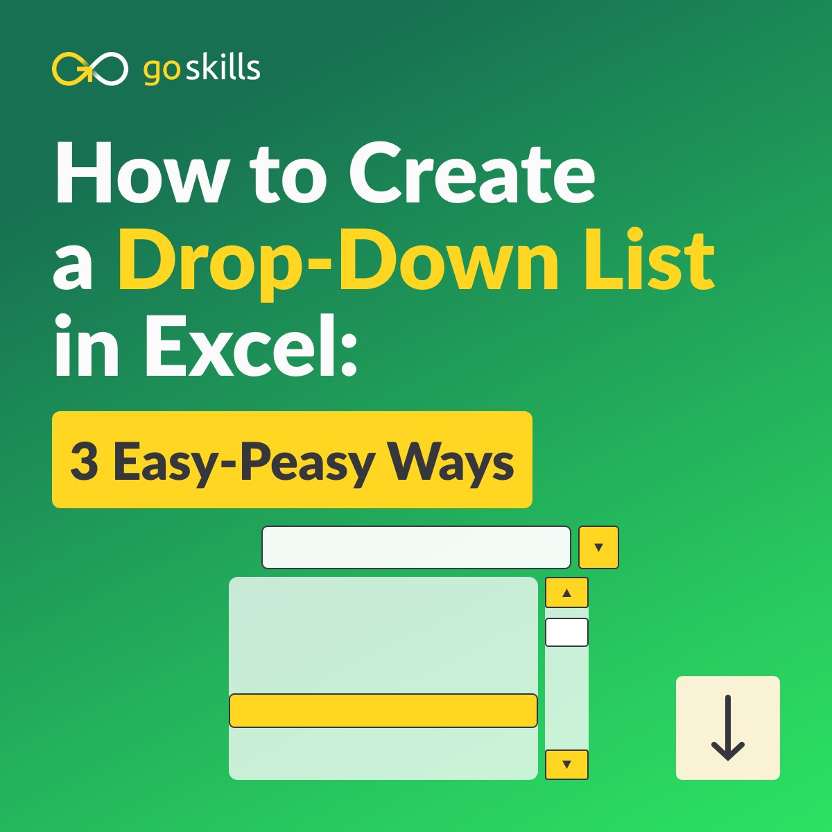 Easy Drop Down In Excel How To Create A Drop Down List In Excel
