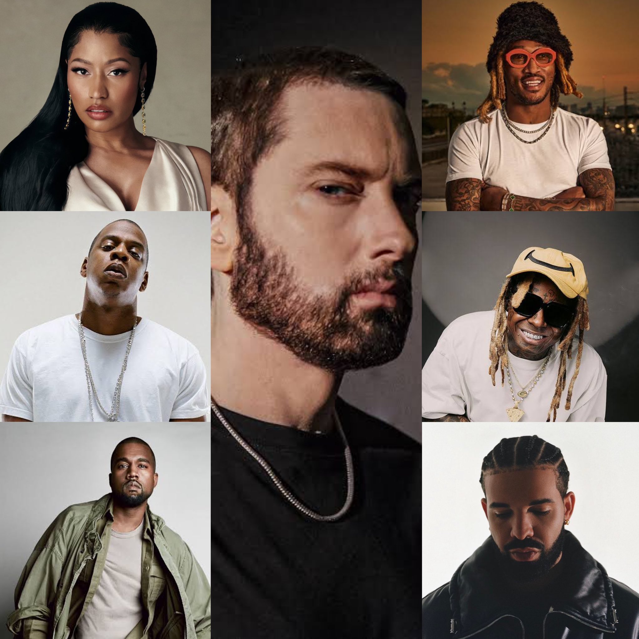 Drake And Lil Wayne And Eminem