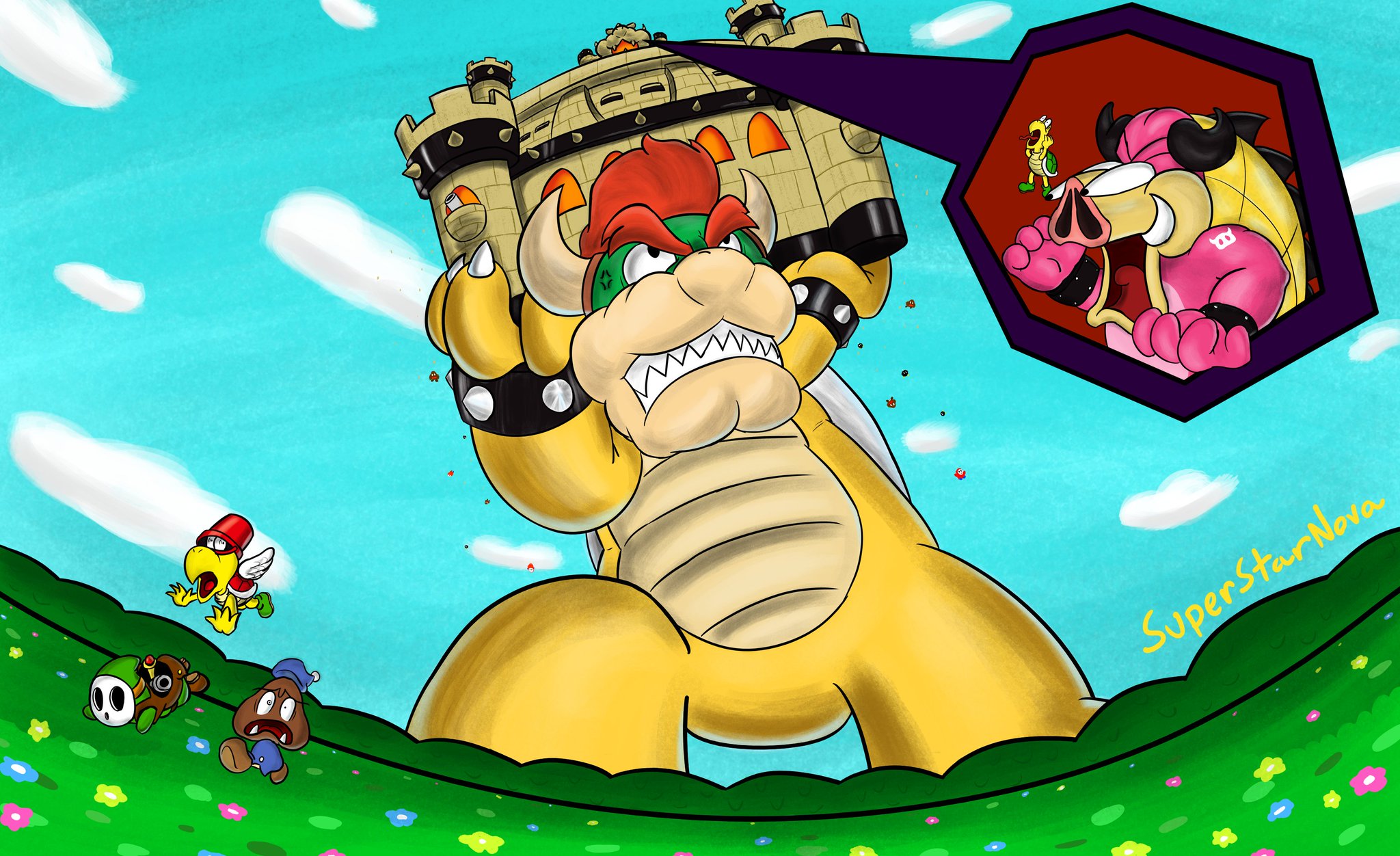 Giant Bowser Jr The Best Versions Of Bowser In Super Mario