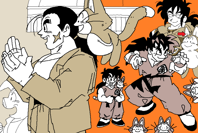 ponytail yamcha for @venkmxn