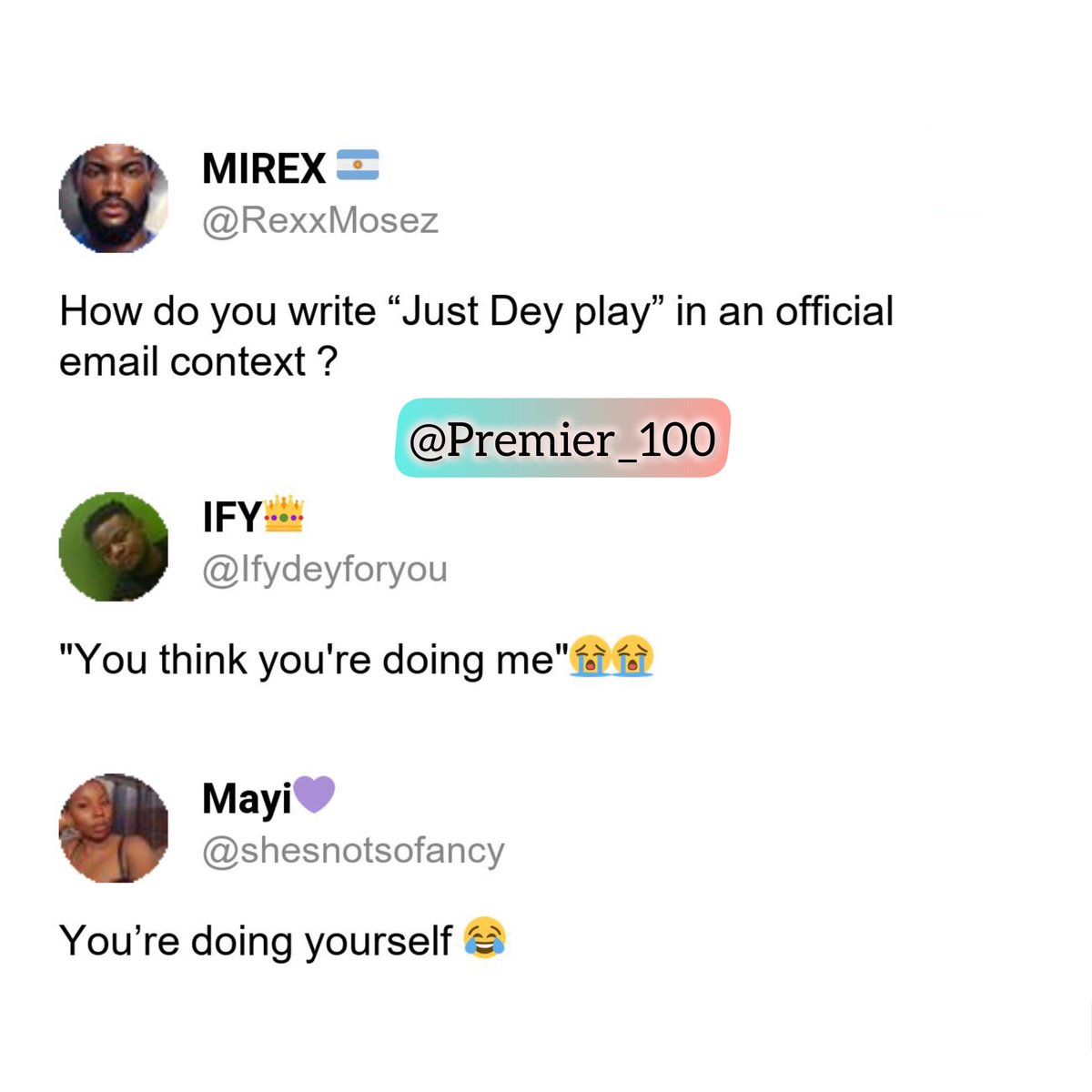A Thread of funny posts and savage replies on 𝕏😂 1. No truer words😂 - المسلسل من Premier💯 ...