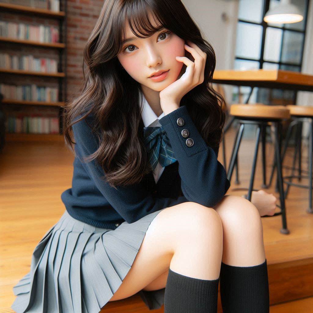 wakame｜九鬼若芽｜AI美少女白書(@kukiwakame_ai) さんの裏垢画像・動画 – 裏垢女子ランキングナビ