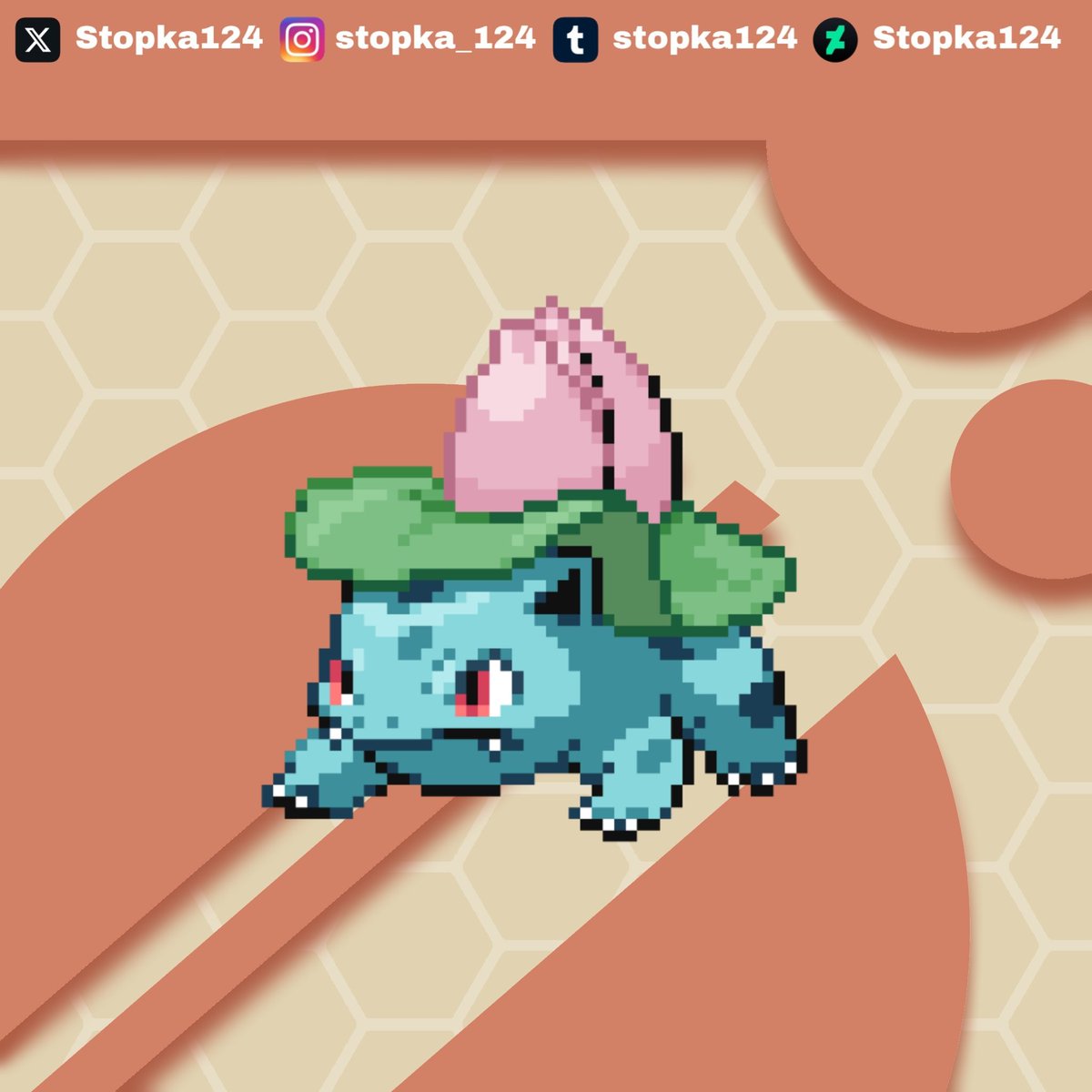 Pokémon Pixelart Ivysaur Pixel Art, Design, Pokemon, Art Png | PNGEgg