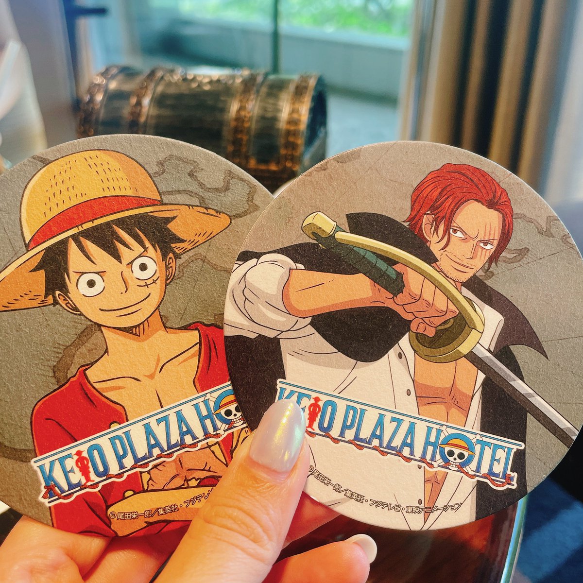 モンキー・D・ルフィ 「ラムちゃんとコラボホテルで美味しいご飯食べてきました〜楽しかった多分今までの中で」|Kyasu/ 5.4GLCのイラスト