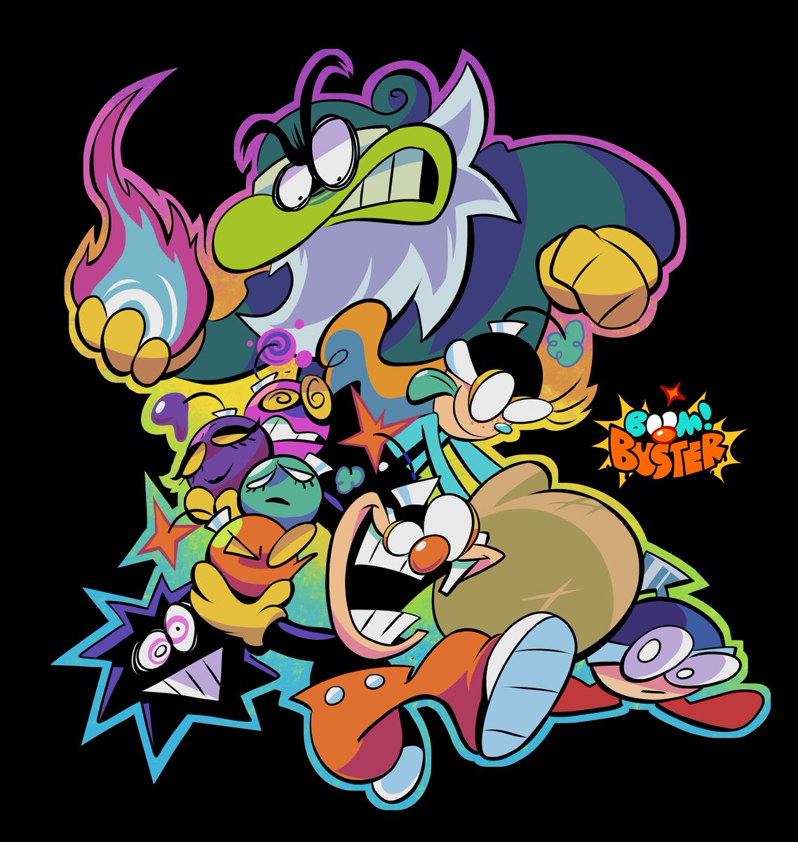 「I LOVE THE BOOM BUSTER DEMO!!!! I love t」|Peloのイラスト